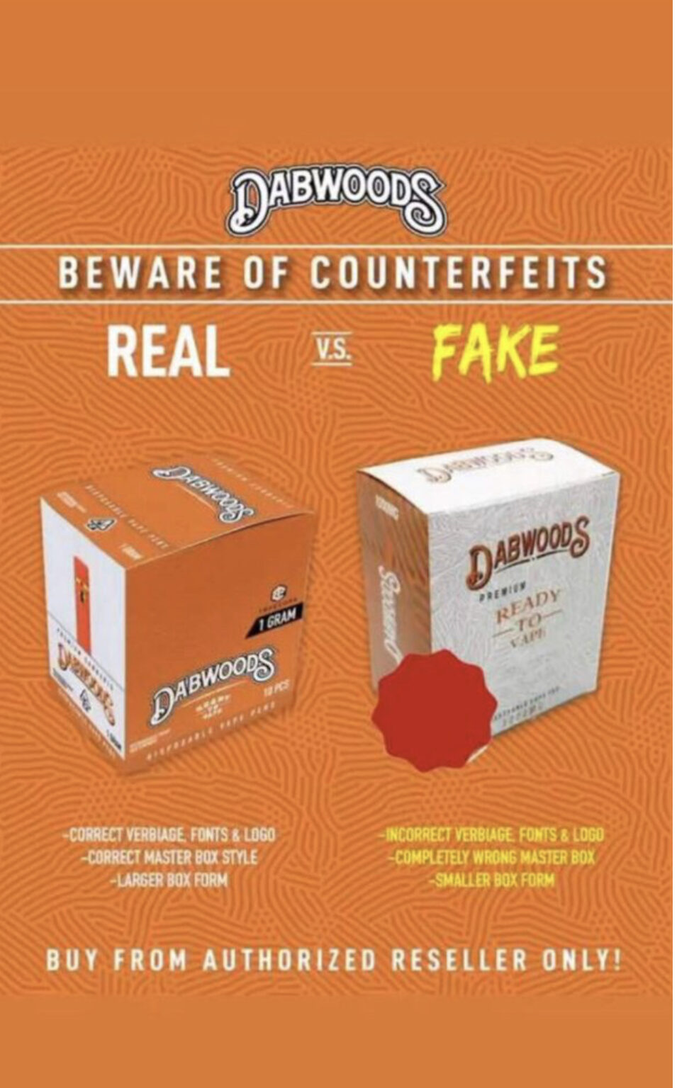 REAL VS FAKE DABWOODS - Dabwoods Official Website